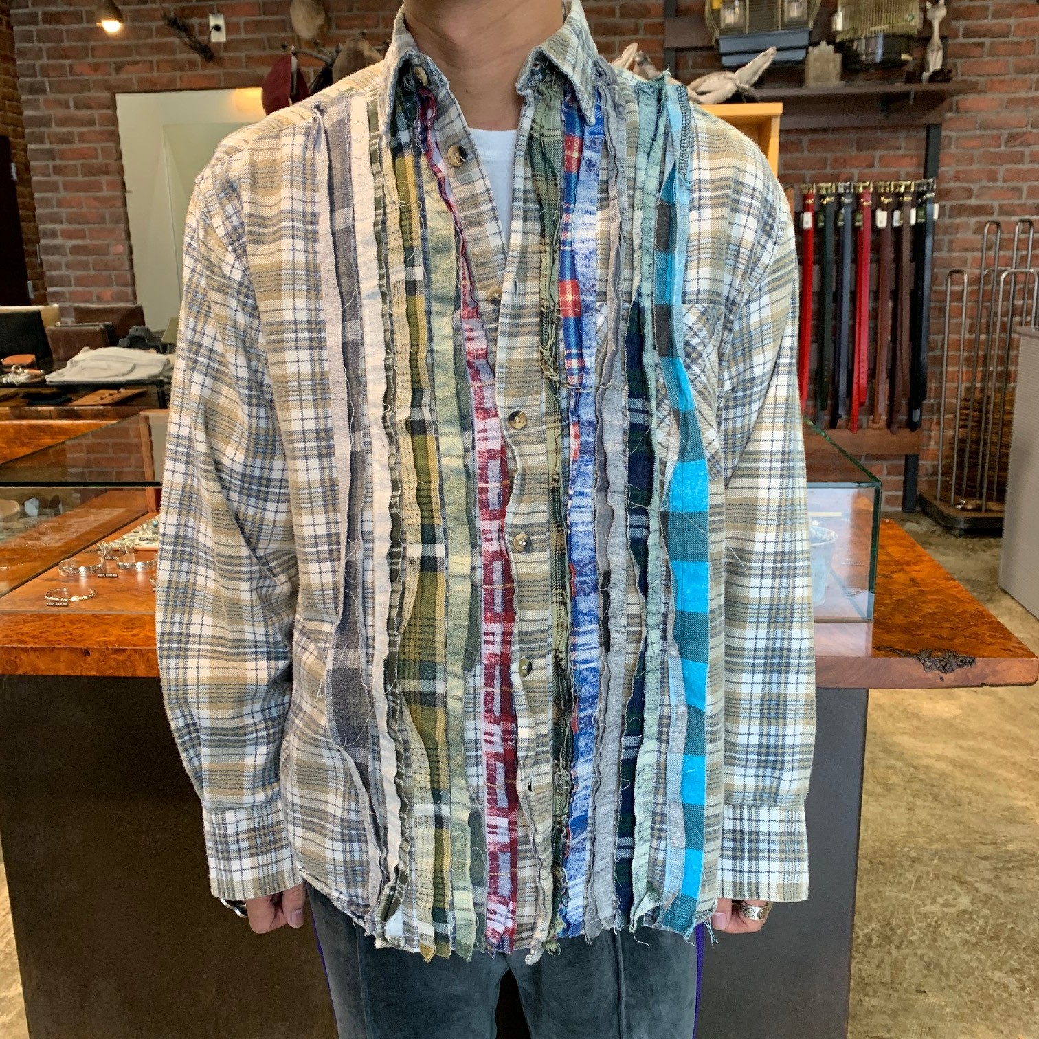 Rebuild By Needles Flannel Shirt -> 7 Cuts Shirt & Ribbon Shirt。｜doo ...