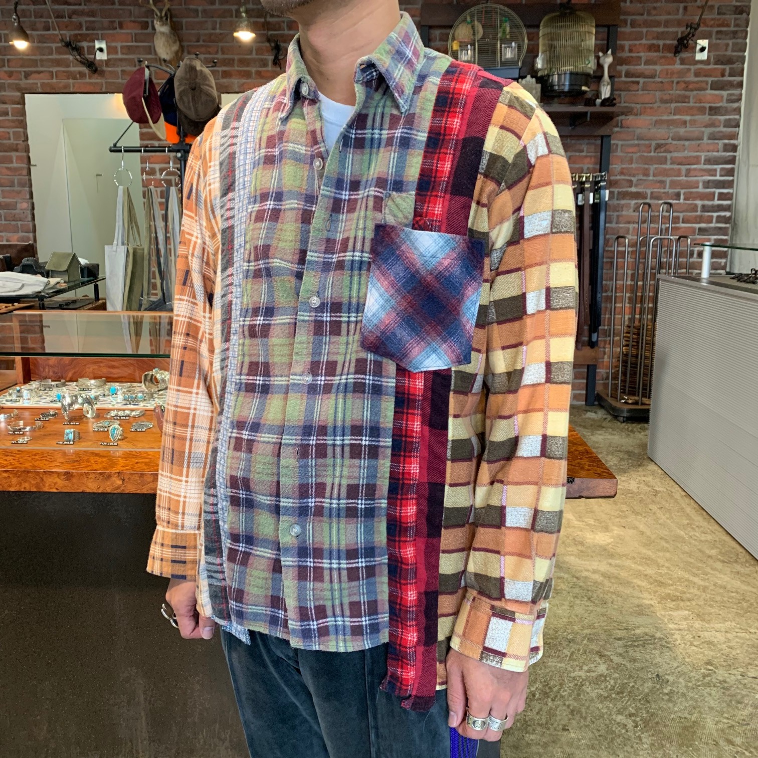 Rebuild By Needles Flannel Shirt -> 7 Cuts Shirt & Ribbon Shirt。｜doo ...