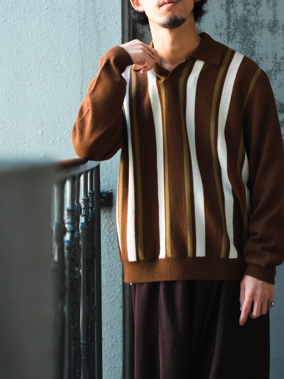 Vol.5617【The Inoue Brothers…：Collar Neck Sweater】｜AUBERGE・Needles ...